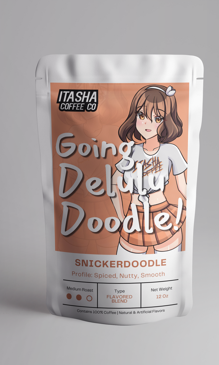 Itasha Coffee | Delulu Doodle - Snickerdoodle - Anime Coffee